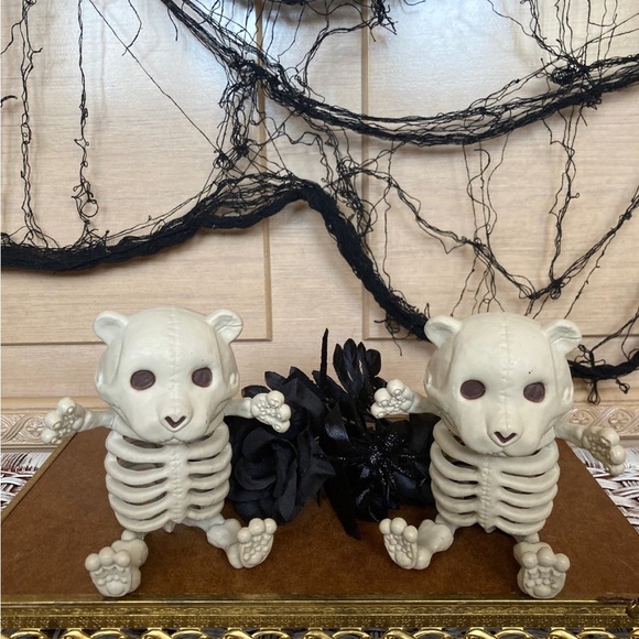 Target | Holiday | Halloween Skeleton Teddy Bears 2 Kawaii Spooky ...
